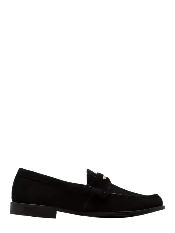 Rhude Velour Penny Loafers - Black