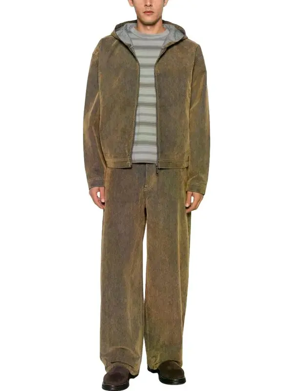 DAILY PAPER Acid-wash Jeans - Brown