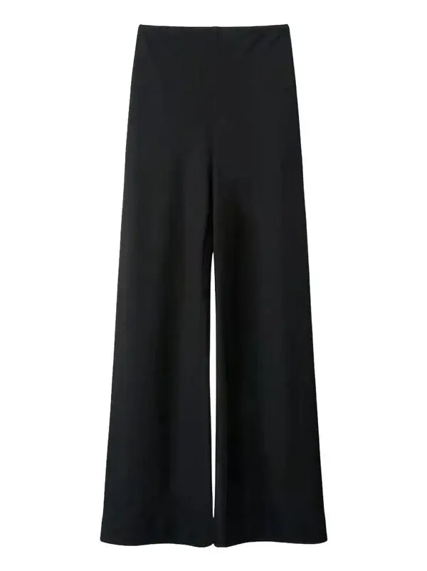 Staud Stroll Crepe Palazzo Pants - Black