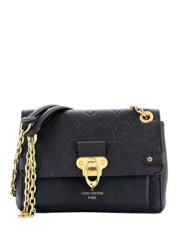 LOUIS VUITTON Vavin Handbag Monogram Empreinte Leather Bb Crossbody Bag - Black
