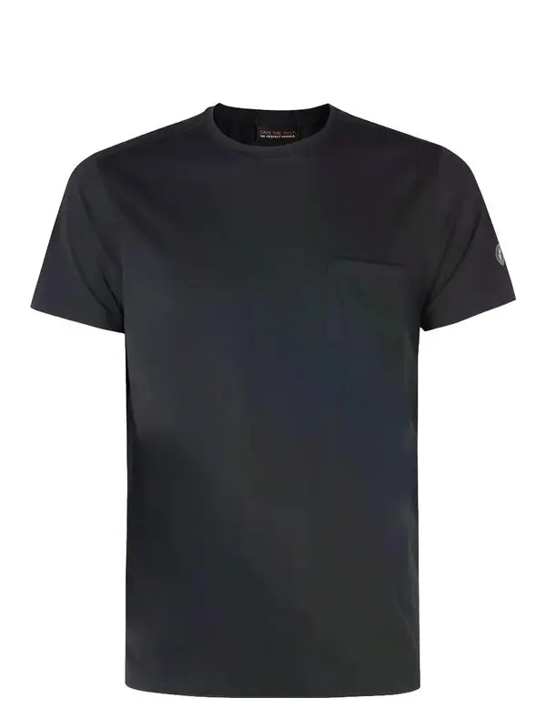 SAVE THE DUCK Chest-pocket T-shirt - Black