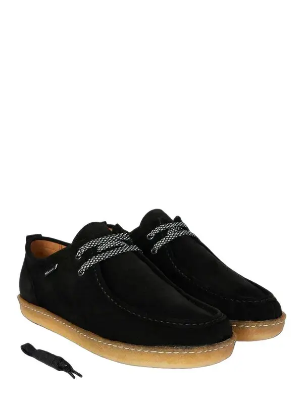 Paul Smith Buster Lace-up Suede Shoes - Black