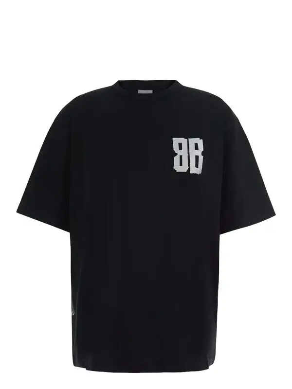 Balenciaga Gaffer Logo-print T-shirt - Black