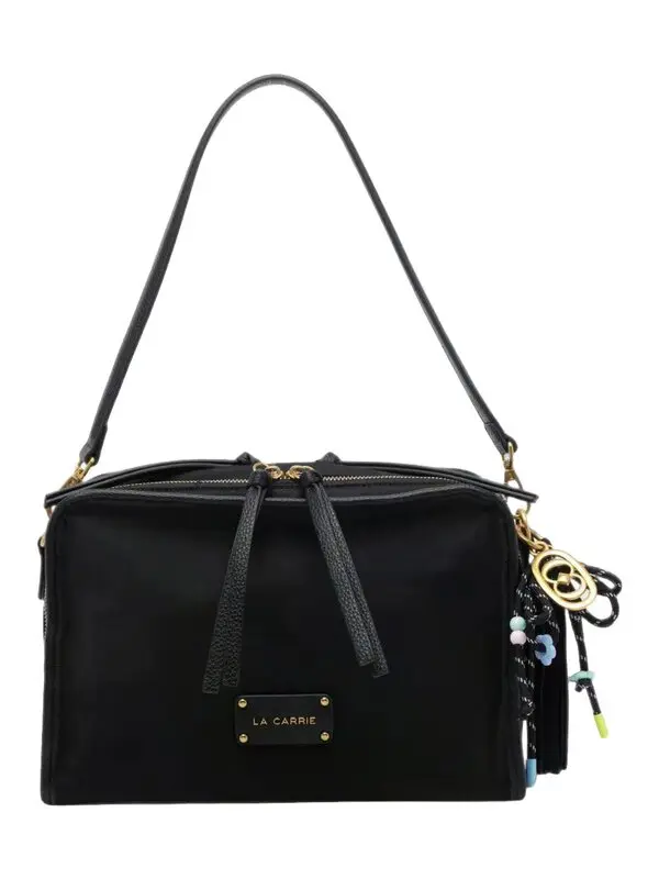LA CARRIE Dark Wave Shoulder Bag - Black