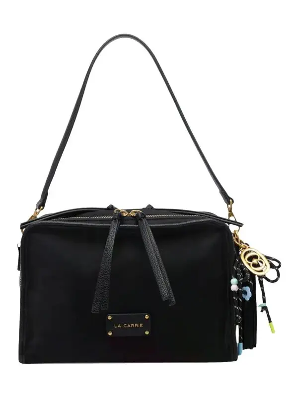 LA CARRIE Dark Wave Shoulder Bag - Black