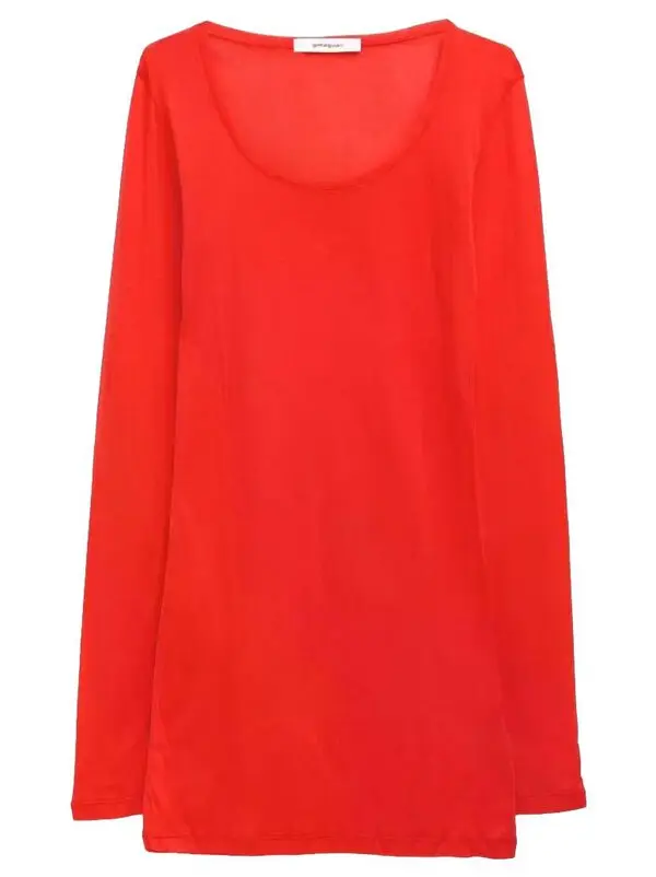 Gimaguas Bahmon Scoop-neck Mini Dress - Red