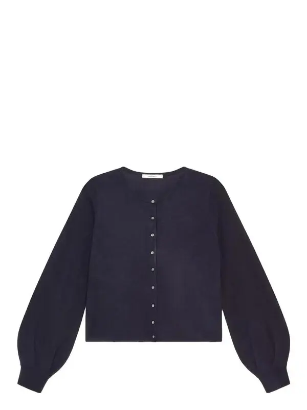 Malìparmi Puff-sleeve Cardigan - Blue