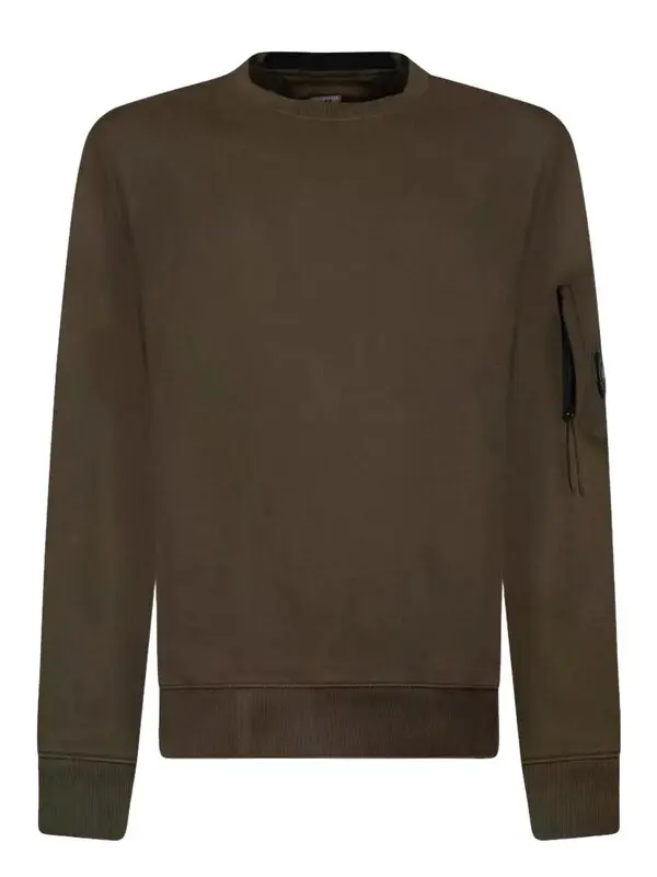 C.P. COMPANY Lens-detail Sweatshirt - Brown