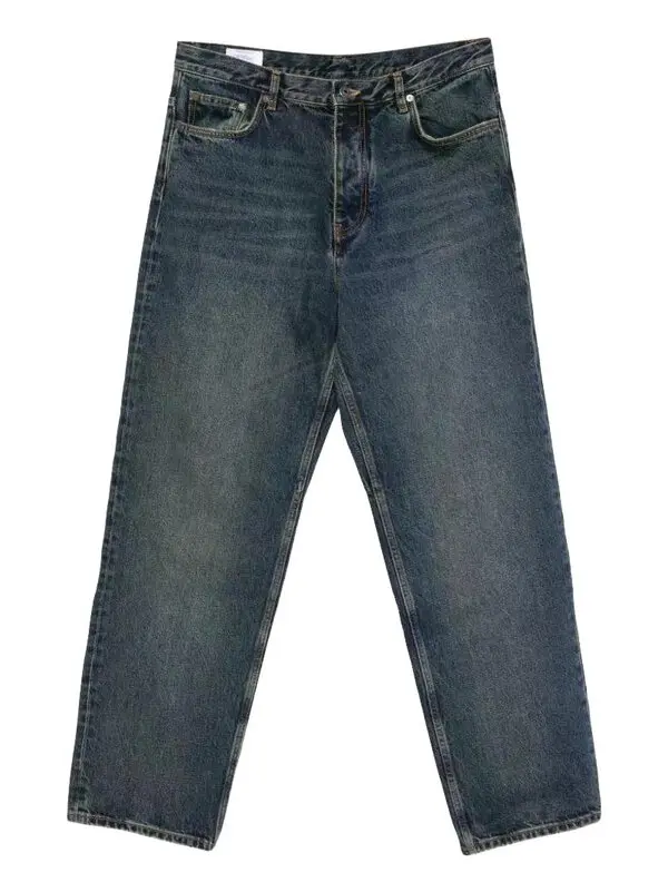 Off-White Logo-patch Jeans - Blue