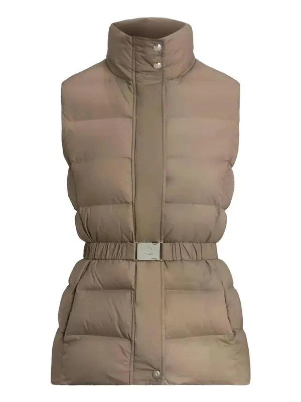 Ralph Lauren Quilted Belted Gilet - Brown