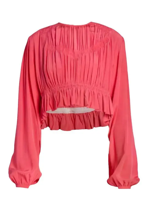 Isabel Marant Étoile Nelino Shirred Blouse - Pink