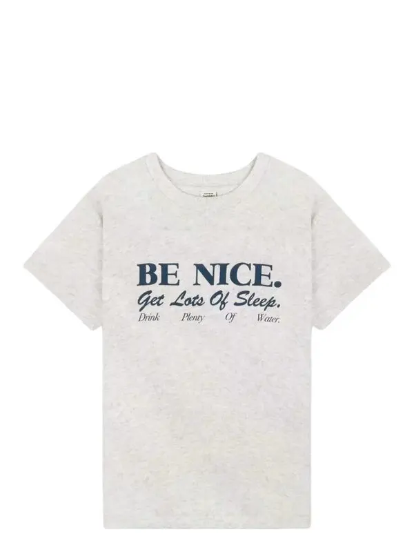 Sporty & Rich Be Nice Essential T-shirt - Grey