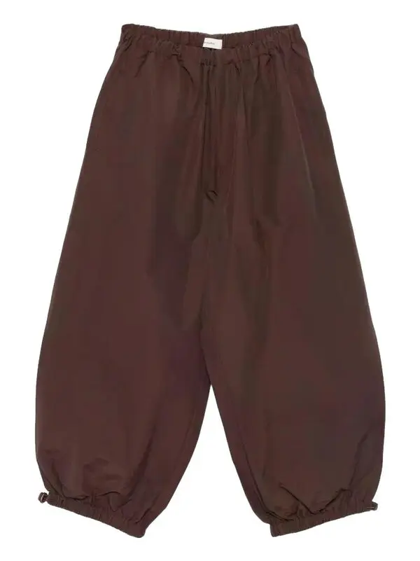 ENTIRE STUDIOS Elasticated-cuffs Trousers - Brown