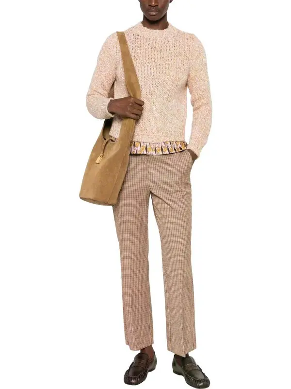 I BLUES Chunky-knit Long-sleeve Sweater - Brown