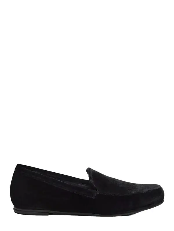 Loulou De Saison Bert Velvet Loafers - Black