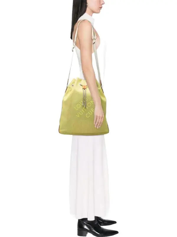 LOUIS VUITTON 2002 Damier Geant Cup Volunteer Bucket Bag - Green