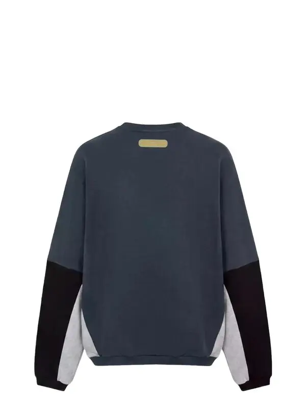 PDF Alare Graphic-print Panelled Sweatshirt - Grey