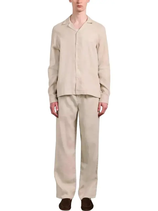 Frescobol Carioca Safra Camp-collar Shirt - Neutrals