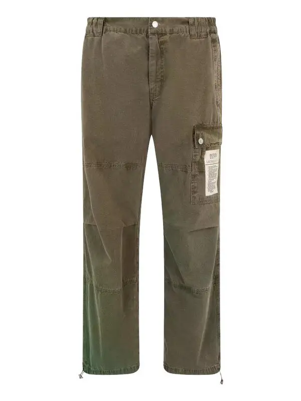 Moschino Logo-patch Cargo Pants - Green