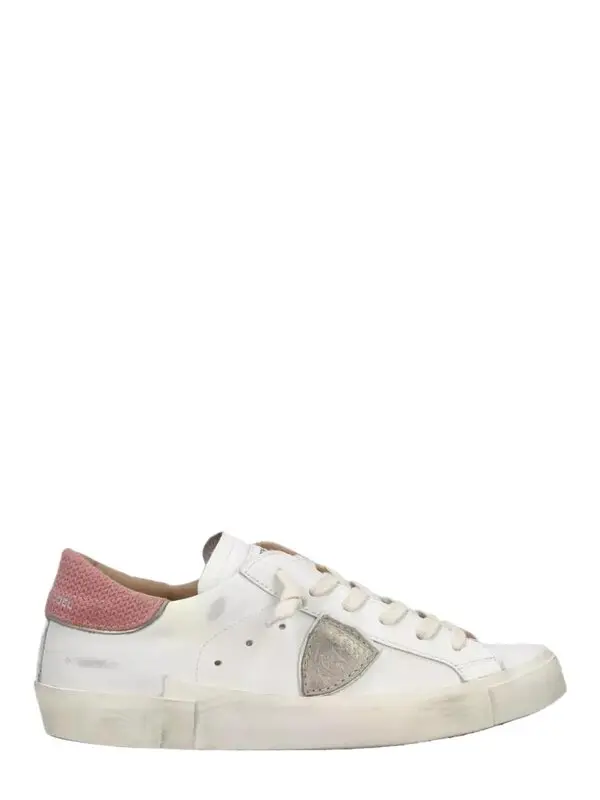 Philippe Model Prsx Low Leather Sneakers - White