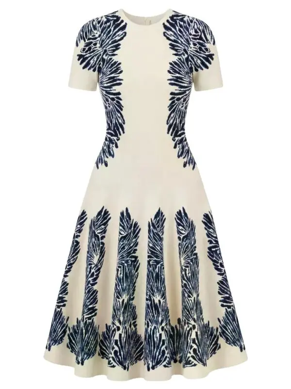 Ulla Johnson Sofie Jacquard-knit Midi Dress - Neutrals