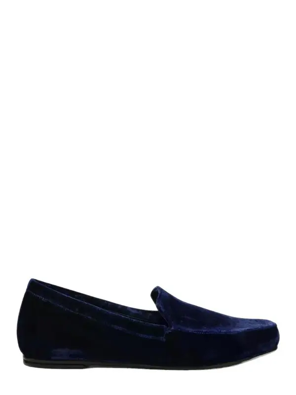 Loulou De Saison Bert Velvet Loafers - Blue