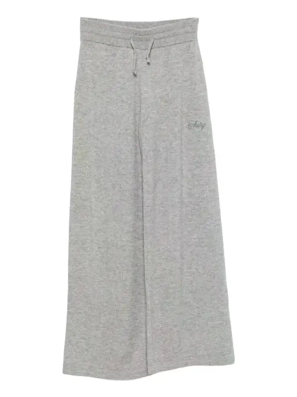 AUTRY Drawstring Wide-leg Trousers - Grey