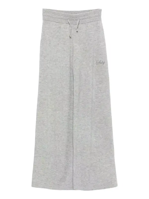 AUTRY Drawstring Wide-leg Trousers - Grey