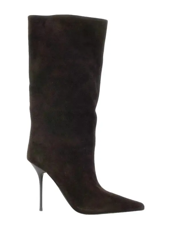 Jeffrey Campbell Give It Pointed-toe Suede Boots - Brown