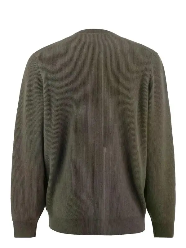 Brunello Cucinelli Ribbed-knit Cashmere Sweater - Green