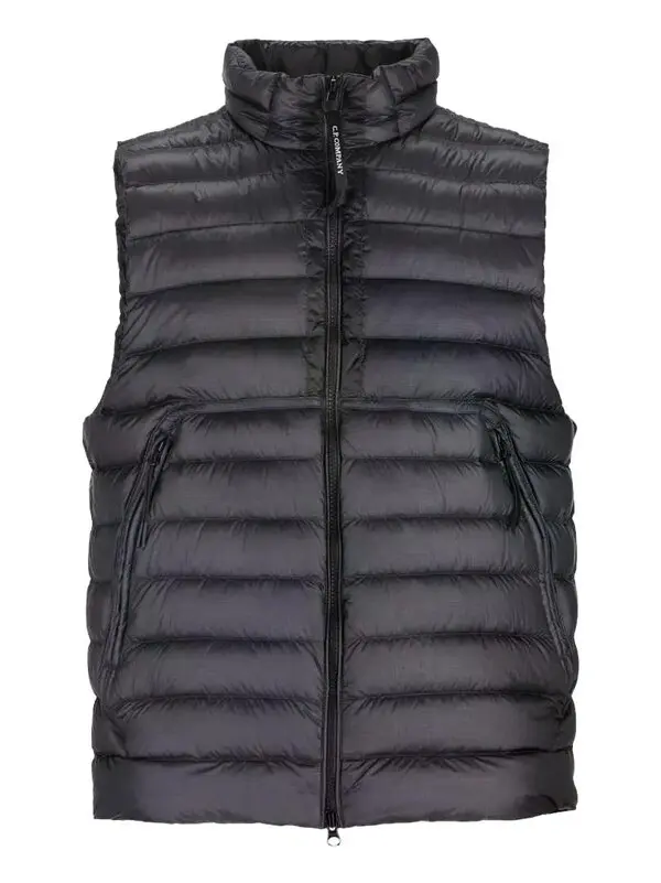 C.P. COMPANY Quilted Lens-detailed Gilet - Grey