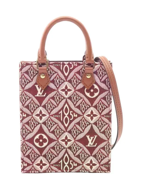 LOUIS VUITTON 2020 Since 1854 Petit Sac Plat Satchel - Red