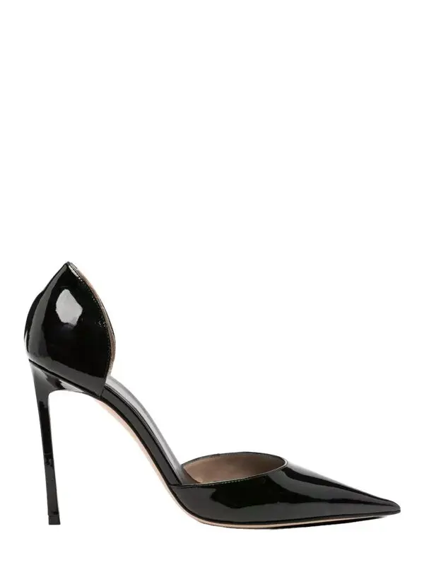 TOM FORD Patent-finish D'orsay Pumps - Black