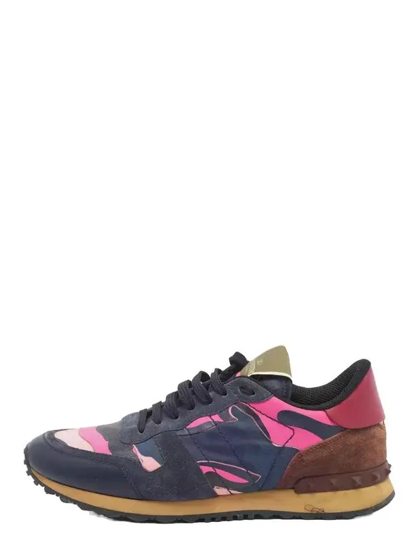 Valentino Garavani Rockrunner Camouflage Sneakers - Blue