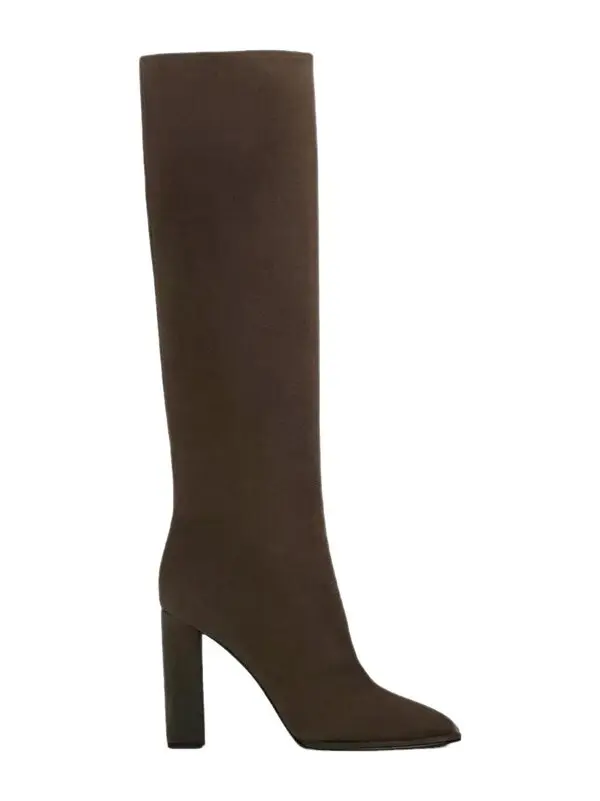 LE SILLA Elsa Suede Knee-high Boots - Brown