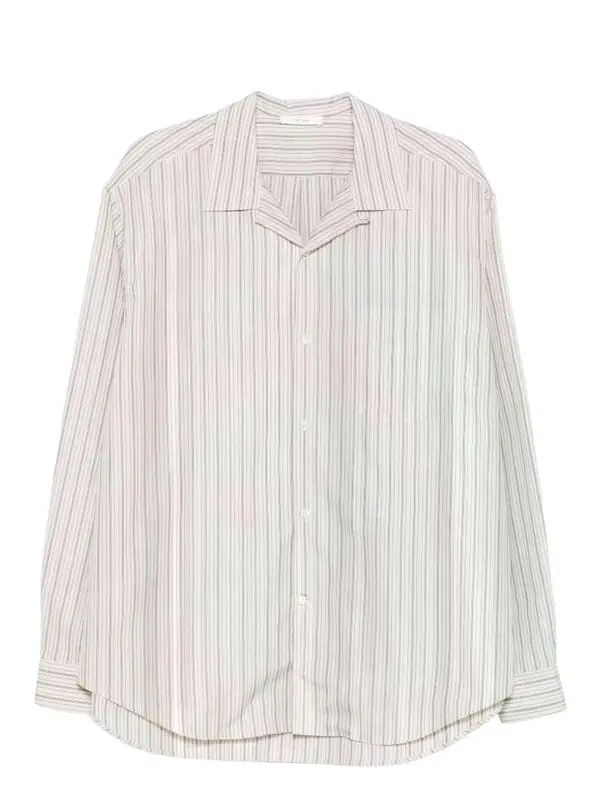 THE ROW Vanja Striped Shirt - White
