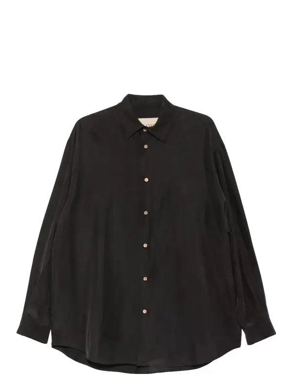 Valentino Garavani Long-sleeve Button-down Shirt - Black