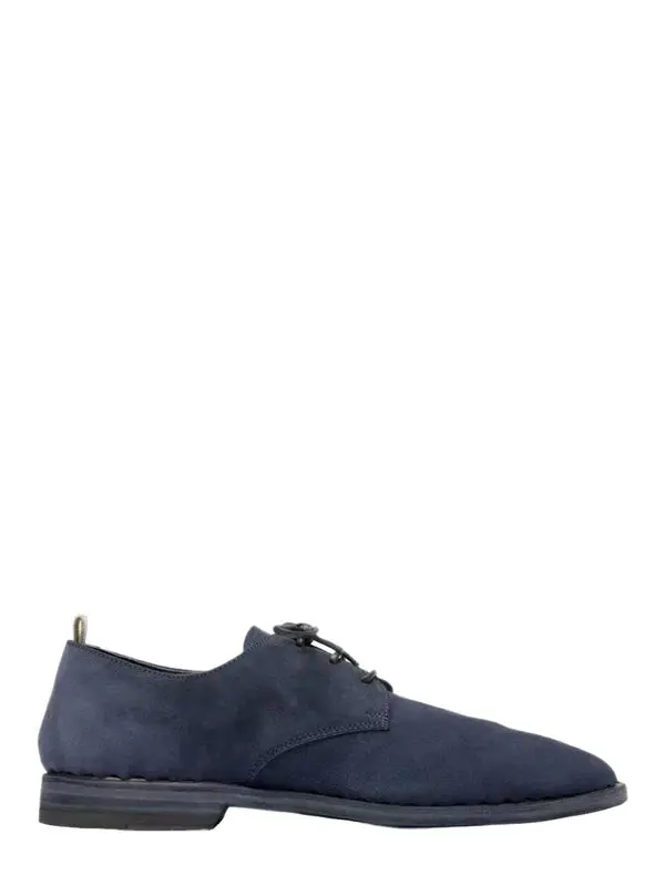 Officine Creative Joshper 010 Lace-up Buffalo-leather Derby Shoes - Blue