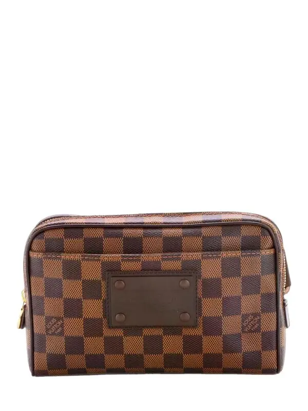 LOUIS VUITTON Brooklyn Bum Bag Damier Belt Bag - Brown
