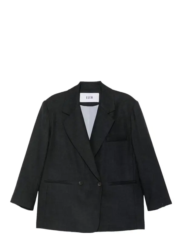 ELEH Double-breasted Jacket - Grey