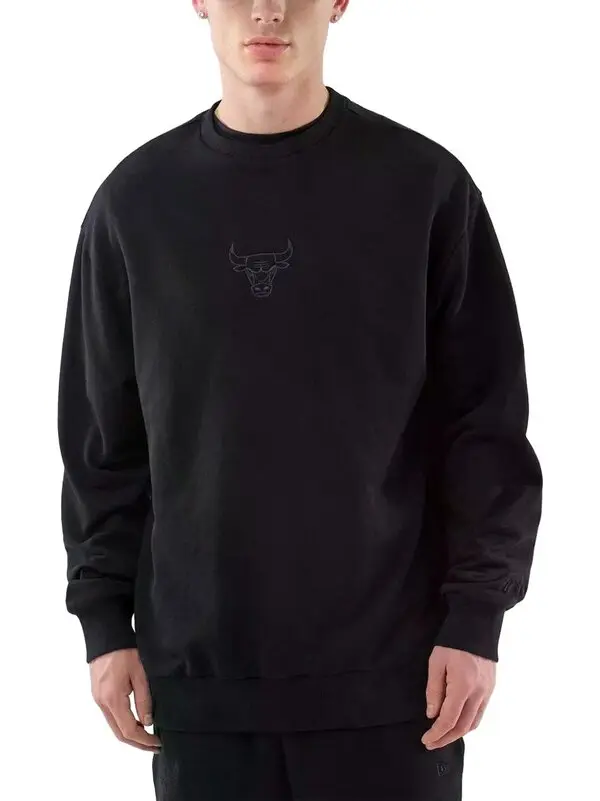New Era Chicago Bulls Nba League Essential Sweatshirt - Black