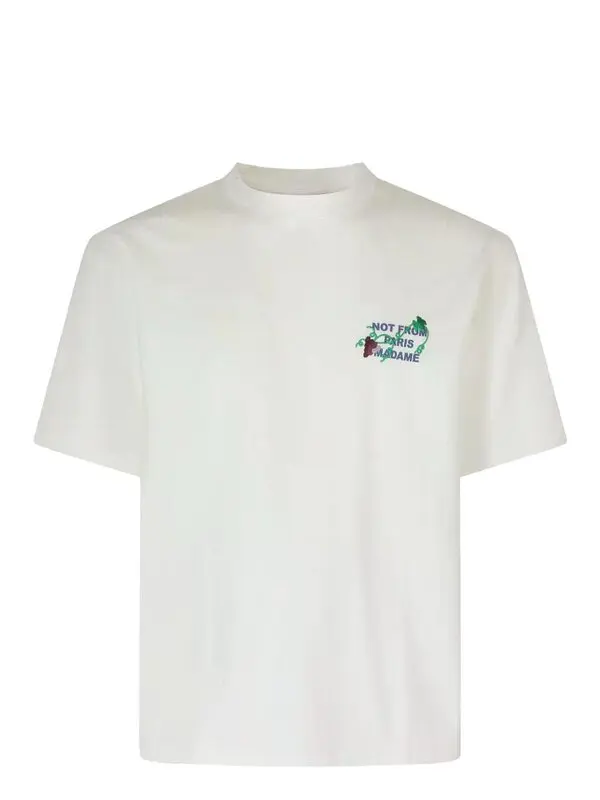 Drole De Monsieur Not From Paris Madame T-shirt - White
