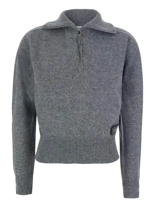 GRIFONI Half-zip Sweater - Grey