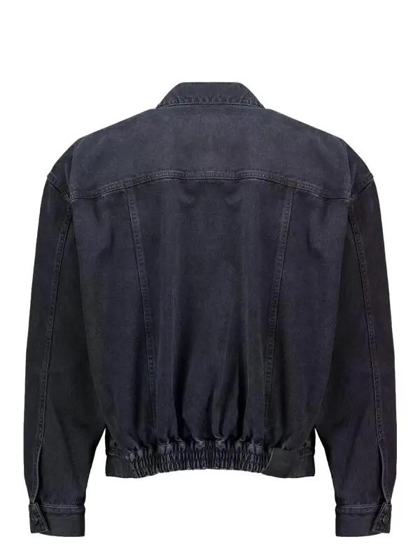 Saint Laurent Oversize-fit Denim Jacket - Black