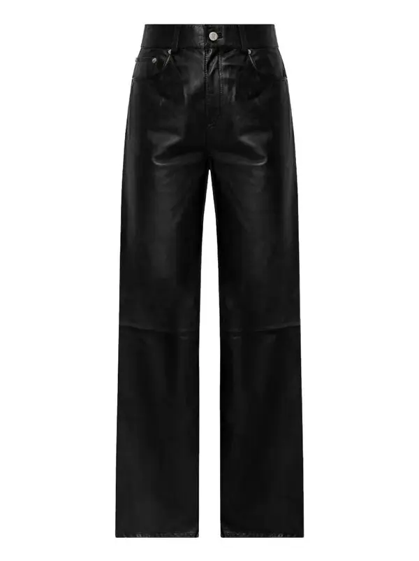 BY MALENE BIRGER Vinea Leather Trousers - Black