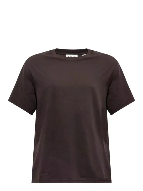 FRAME Crew-neck T-shirt - Brown