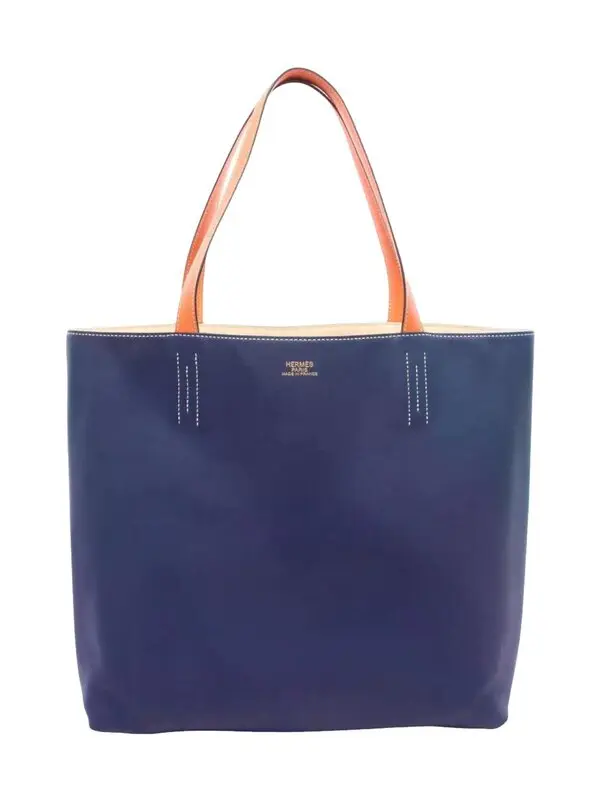 Hermès 2019 Swift Double Sens 36 Tote Bag - Blue