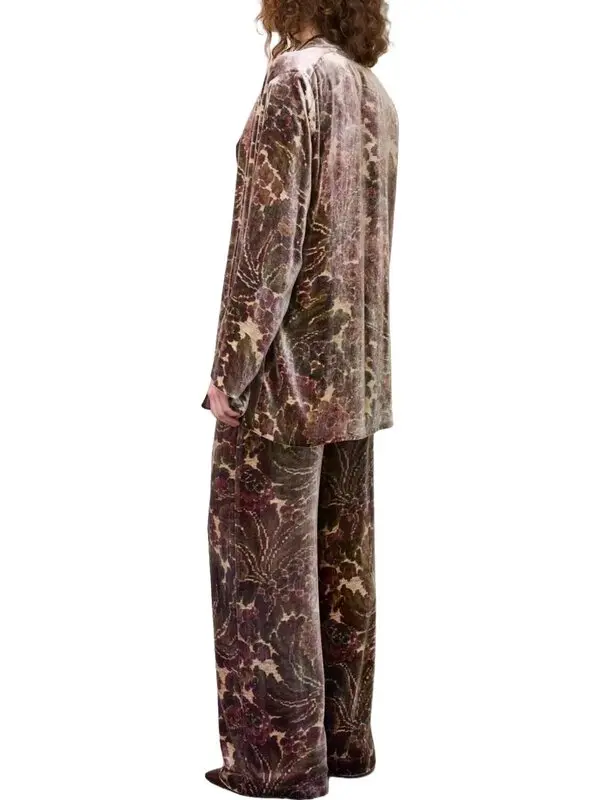 OTTOD'AME Floral-print Jacket - Red
