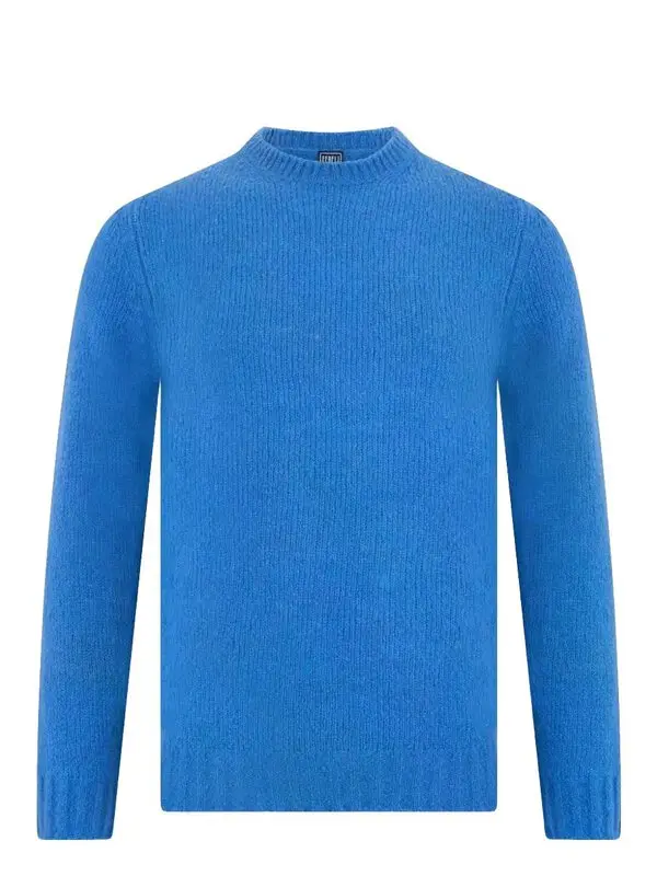 Fedeli Crew-neck Sweater - Blue
