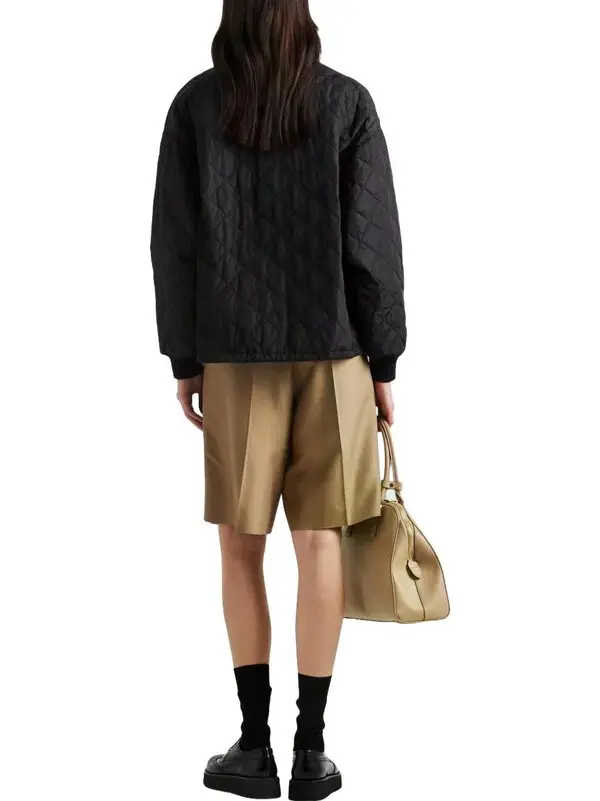 Prada Quilted Light Re-nylon Jacket - Black